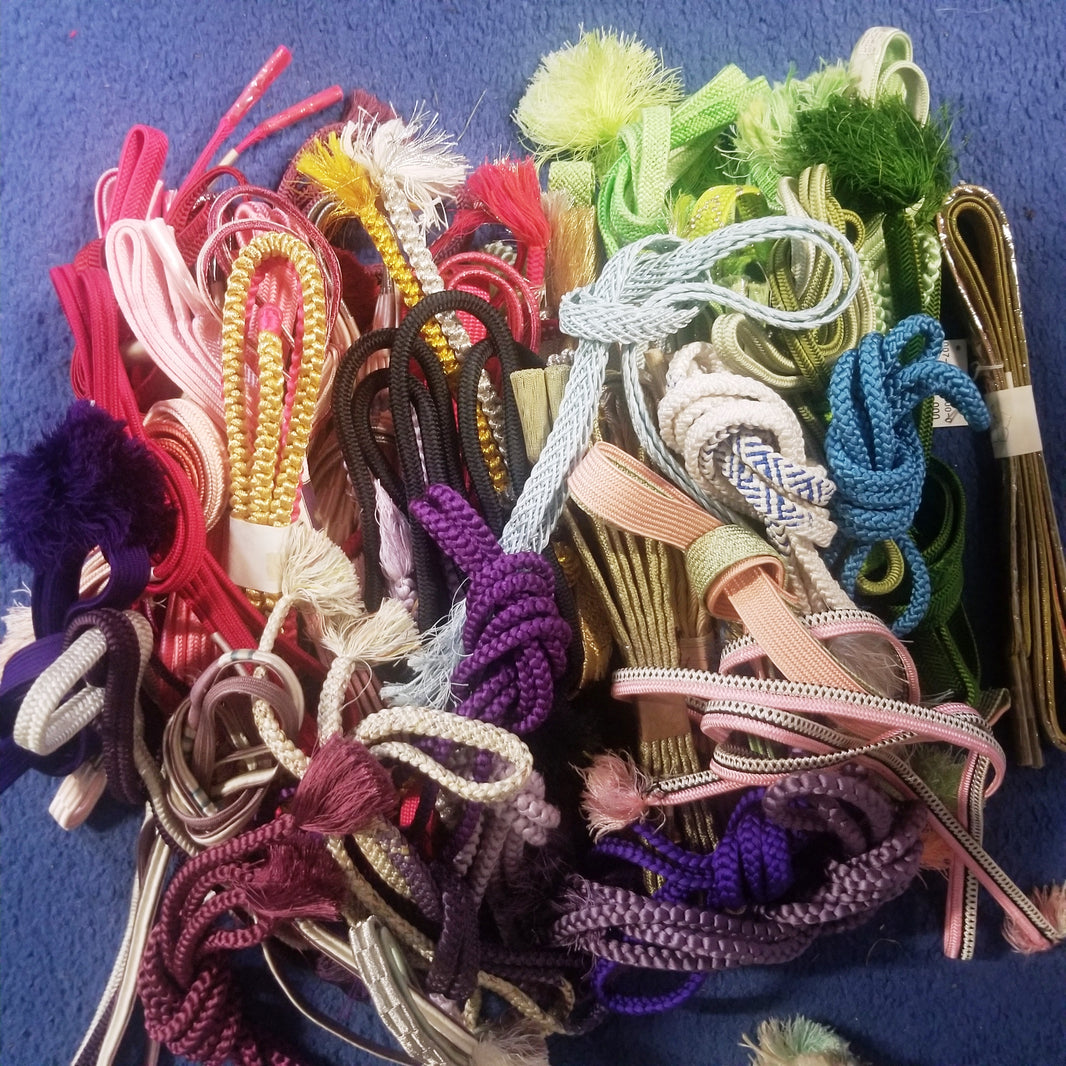 Obijime and Obiage - Kyoto Kimono